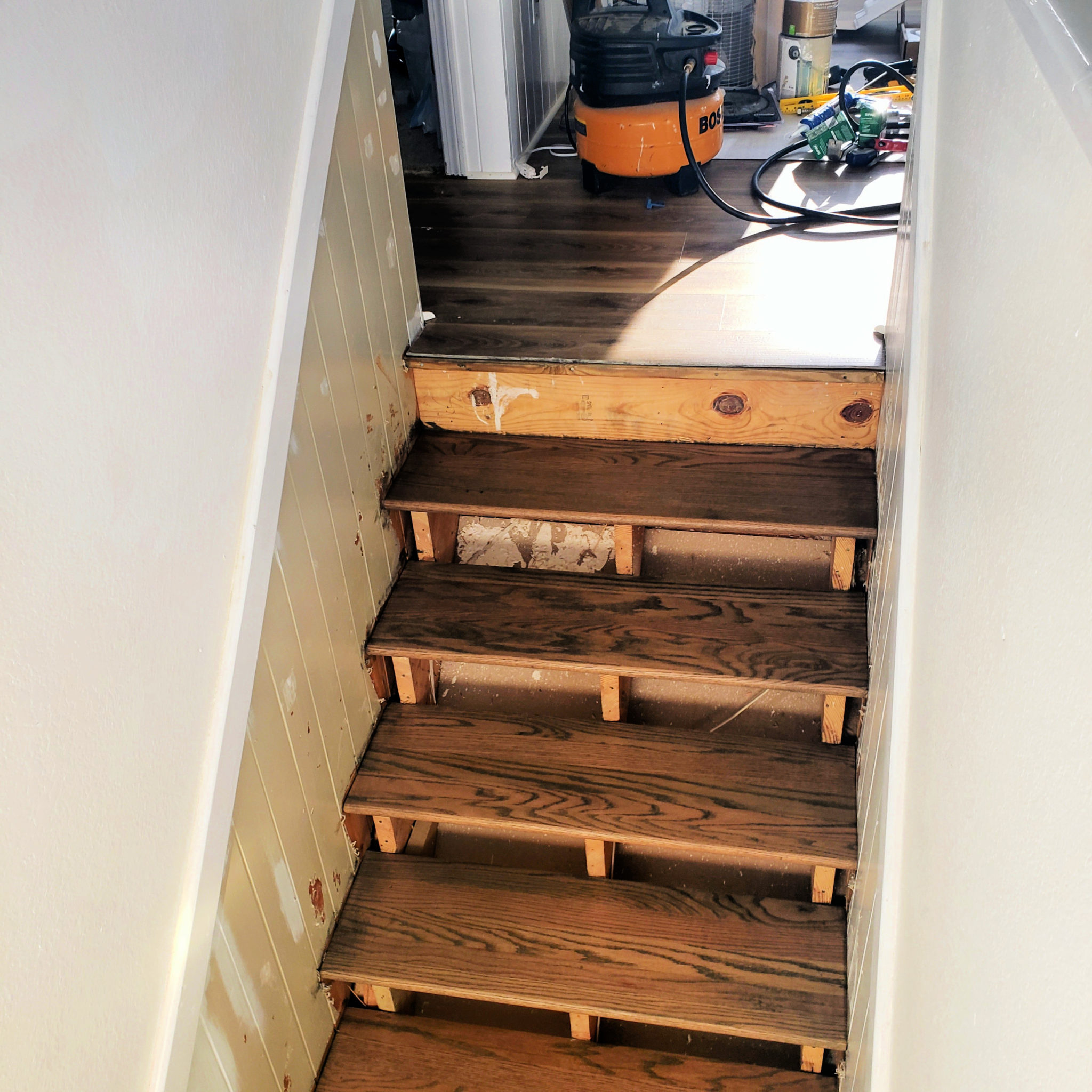 Floors, Stairs, Family - Our OBX Labor Of Love - Meemaw Eats